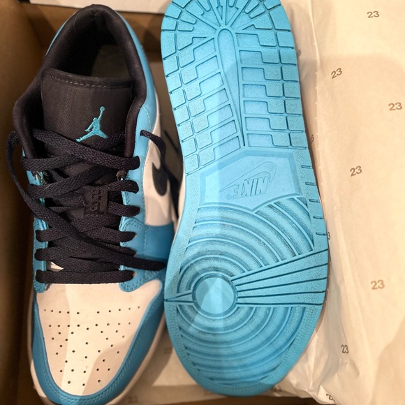 Jordan | Shoes | Nike Air Jordan Low Unc 221 Obsidianuniversity Powder ...